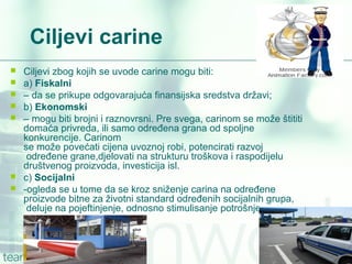 Opsti carinski pojmovi | PPT