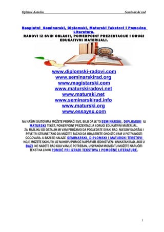 Opstina kolasin | PDF