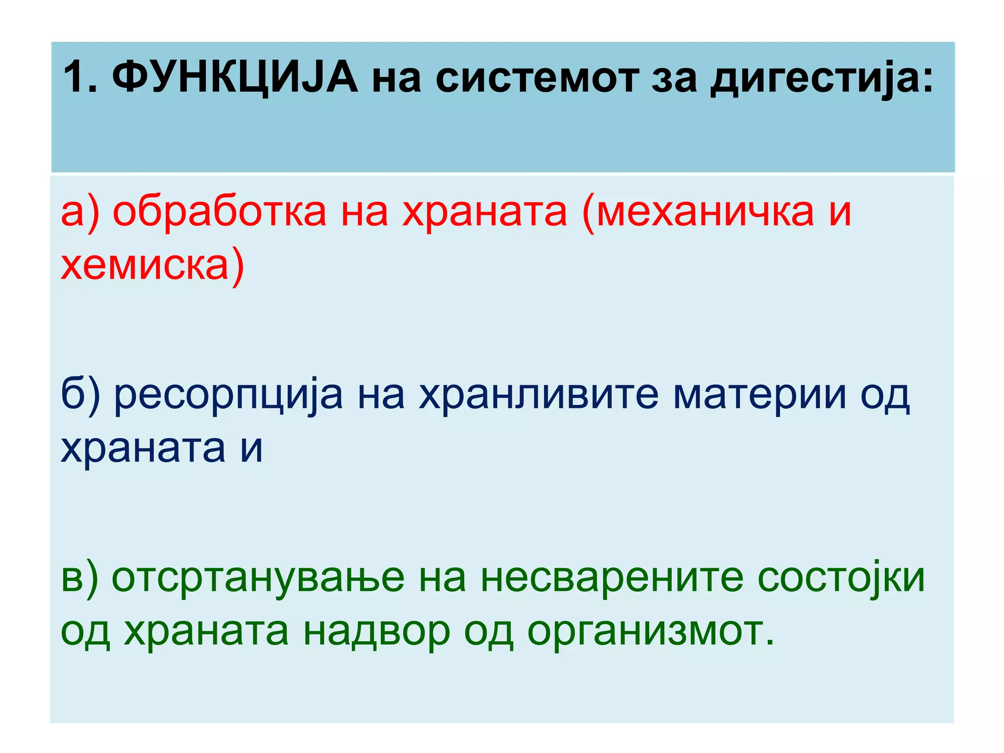 Opst plan na gradba na digestiven sistem | PPT