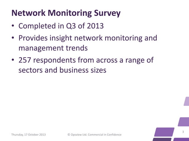 Opsview Network Monitoring Survey | PPT