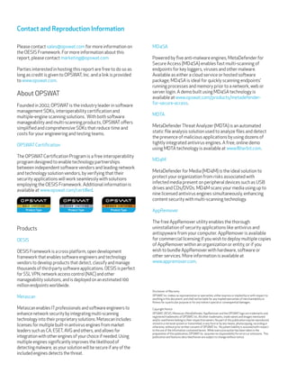 Opswat Pazar Payı Raporu / Haziran 2011 | PDF