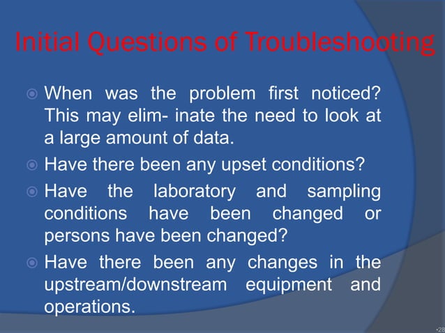 Process Troubleshooting | PDF