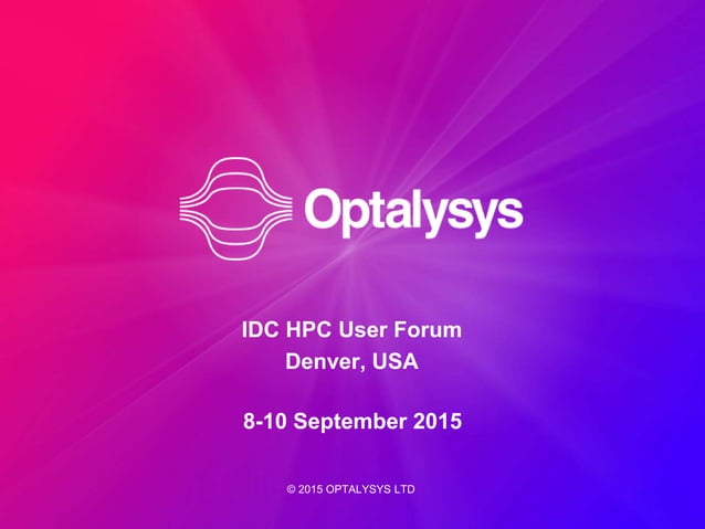 Optalysis: Disruptive Optical Processing Technology for HPC | PPT
