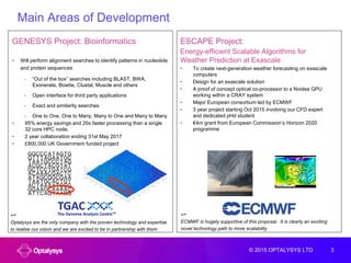 Optalysis: Disruptive Optical Processing Technology for HPC | PPT