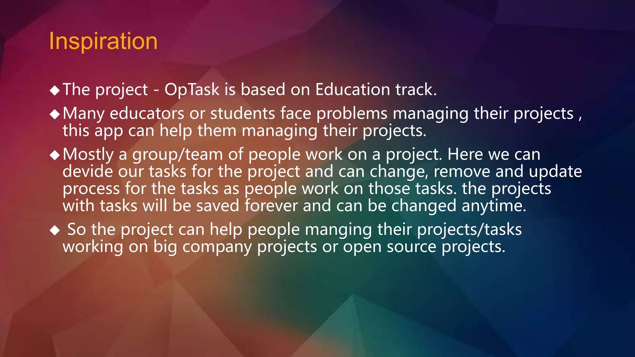 OpTask | PPT