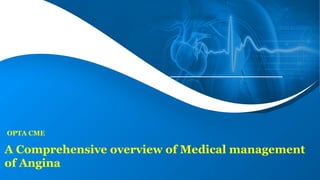 Management of angina in coronary artery disease | PPT