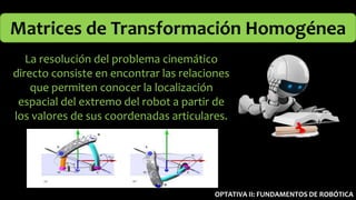 Optativa cinematica directa | PPTX