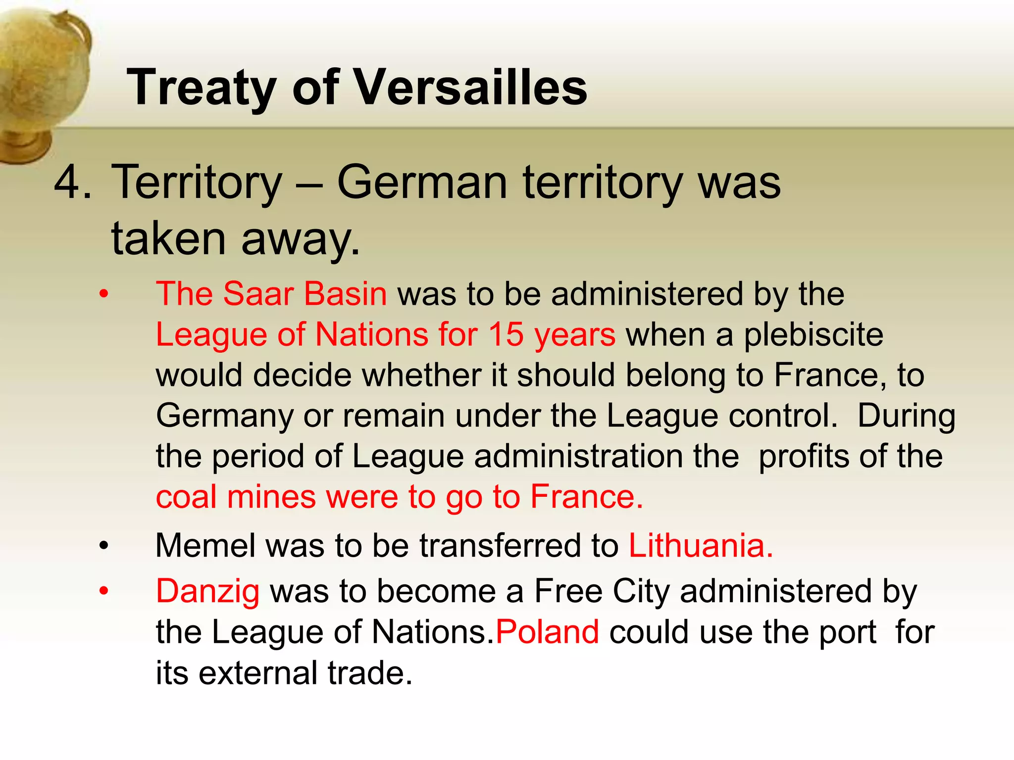 Were the peace treaties of 1919-1923 fair | PPTX
