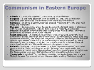 Who was to blame for the cold war | PPTX