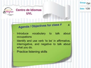 Opt class 4 Jan 26th | PPTX