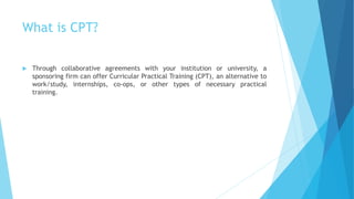 OPT CPT jobs In usa ppt.pptx