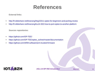 Introduction to Optee (26 may 2016) | PPT