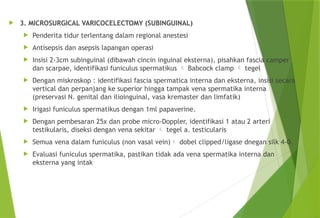 Comprehensive Overview of Varicocele and Varicocelectomy Procedures | PPTX