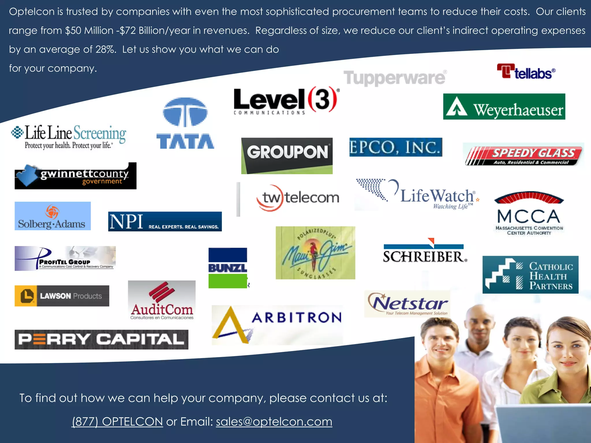 Optelcon Three Pager | PDF