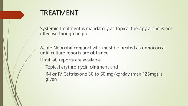 OPTHALMIA NEONATORUM.pptx | Eye and Vision Conditions | Diseases and ...