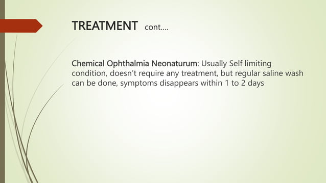OPTHALMIA NEONATORUM.pptx | Eye and Vision Conditions | Diseases and ...