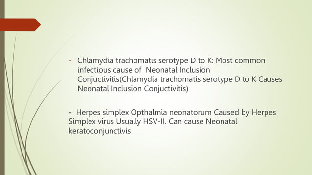 OPTHALMIA NEONATORUM.pptx | Eye and Vision Conditions | Diseases and ...