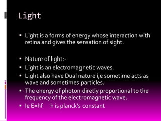 Opthalmic and geometric optics | PPT