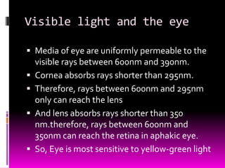 Opthalmic and geometric optics | PPT