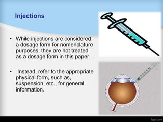 Opthalmic dosage form with description | PPT