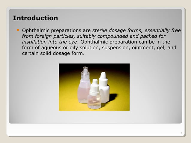 Opthalmic drug delivery system | PPT