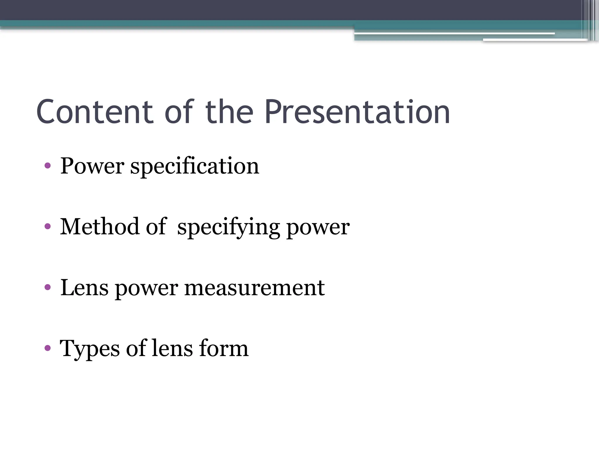 Opthalmic lens power and form presentation.pptx