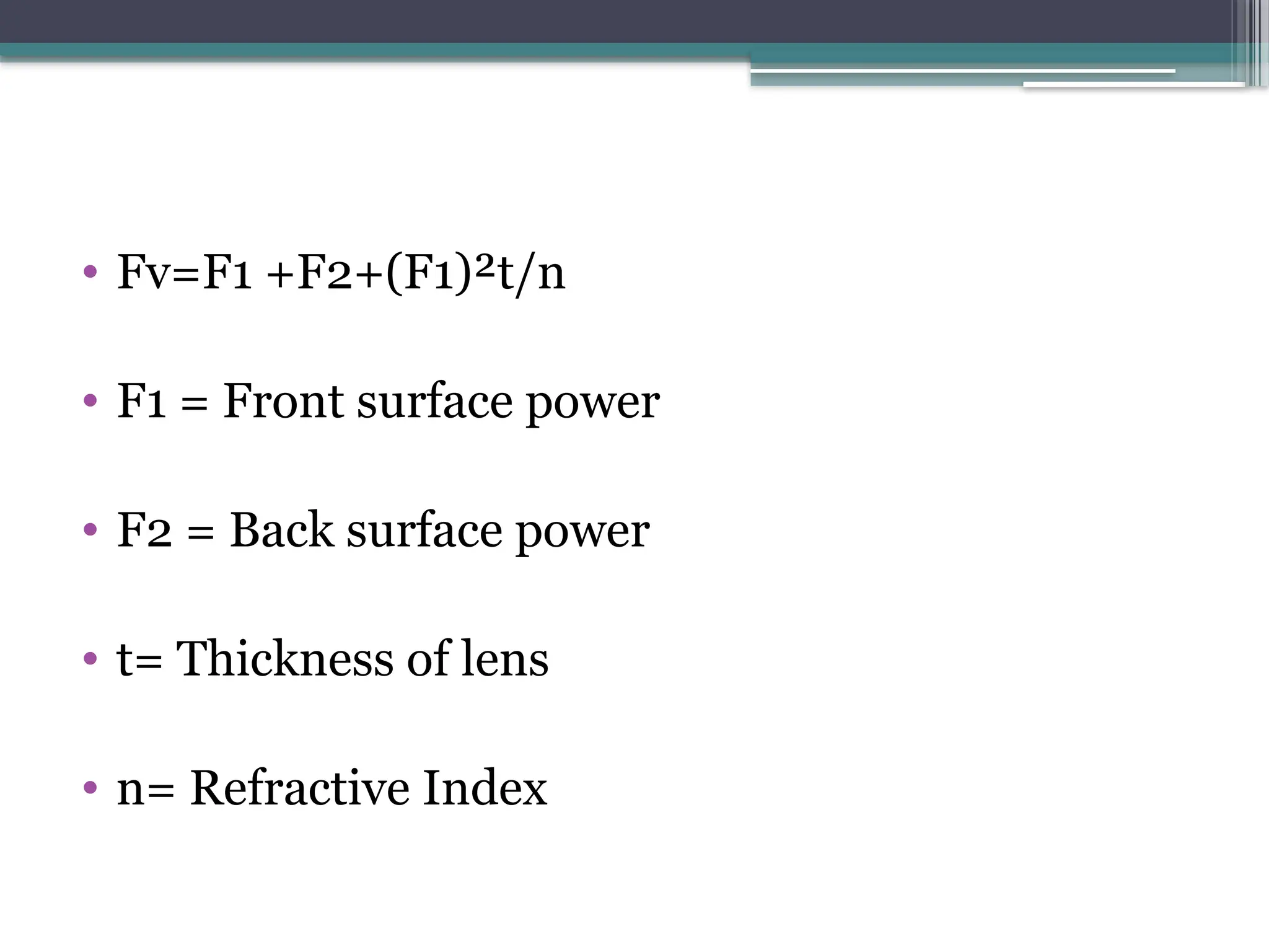 Opthalmic lens power and form presentation.pptx