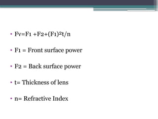 Opthalmic lens power and form presentation.pptx