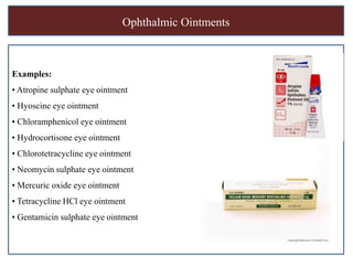 Industrial Pharmacy- I Ophthalmic preparation part 2 | PPTX