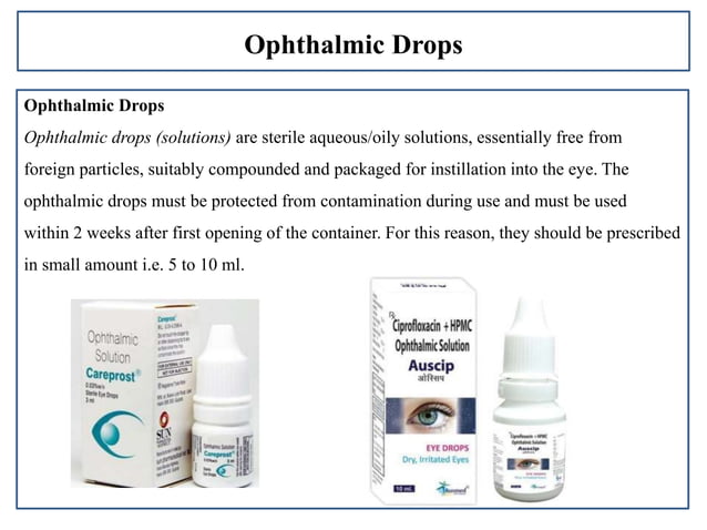Industrial Pharmacy- I Ophthalmic preparation part 2 | PPTX