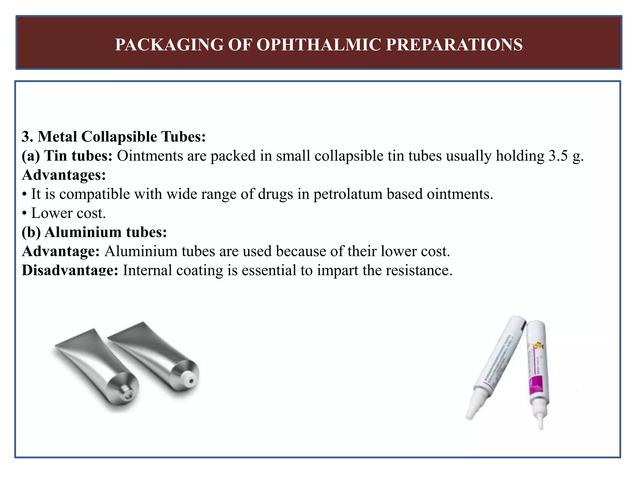Industrial Pharmacy-I -Ophthalmic preparation part 3 | PPTX