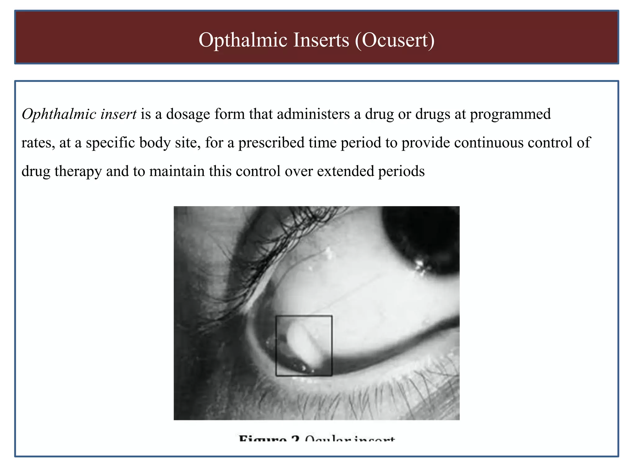Industrial Pharmacy-I -Ophthalmic preparation part 3 | PPTX