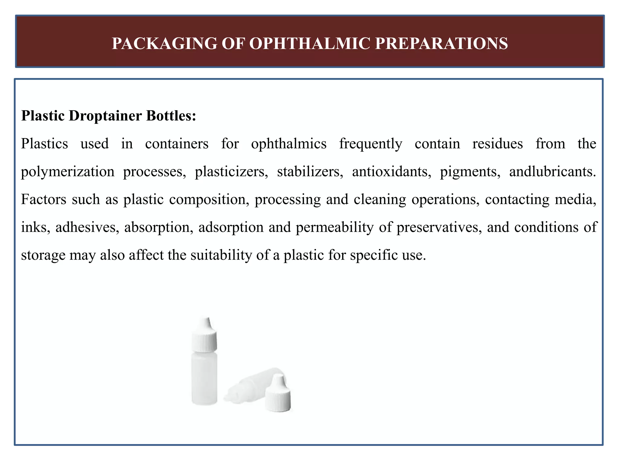 Industrial Pharmacy-I -Ophthalmic preparation part 3 | PPTX