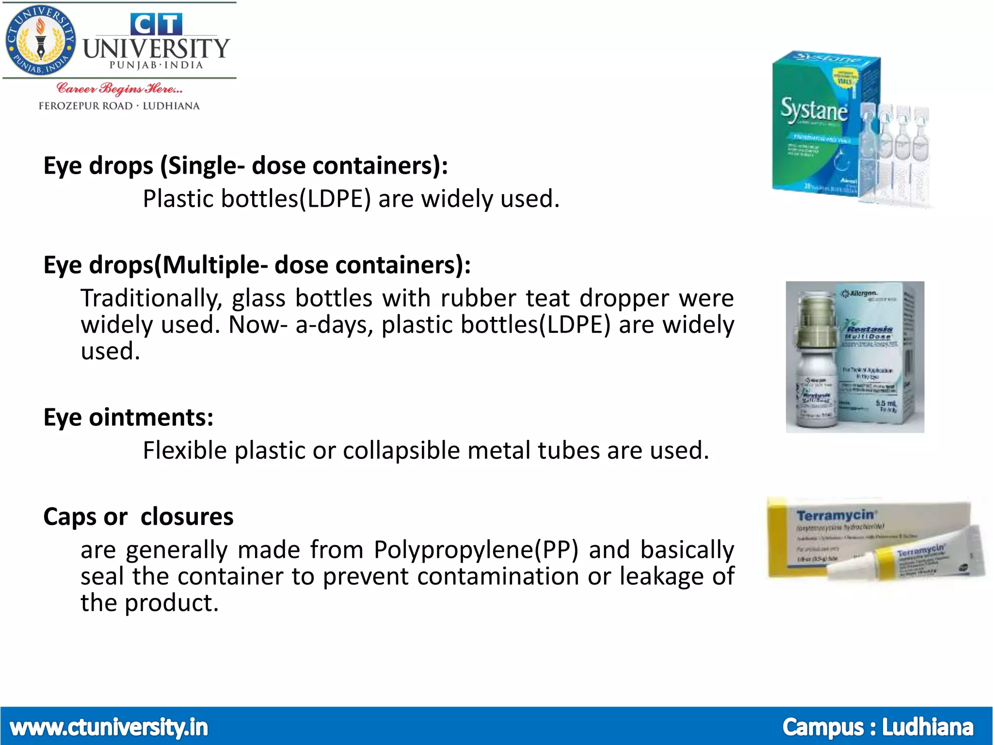 Opthalmic preparation | PPT