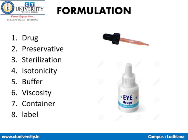 Opthalmic preparation | PPT