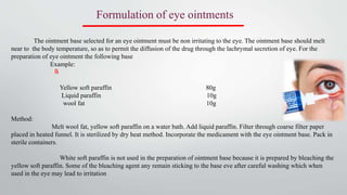 Ophthalmic product | PPTX