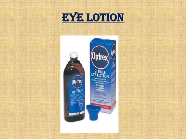 Opthalmics Preparation and its Evaluation parameters | PPTX