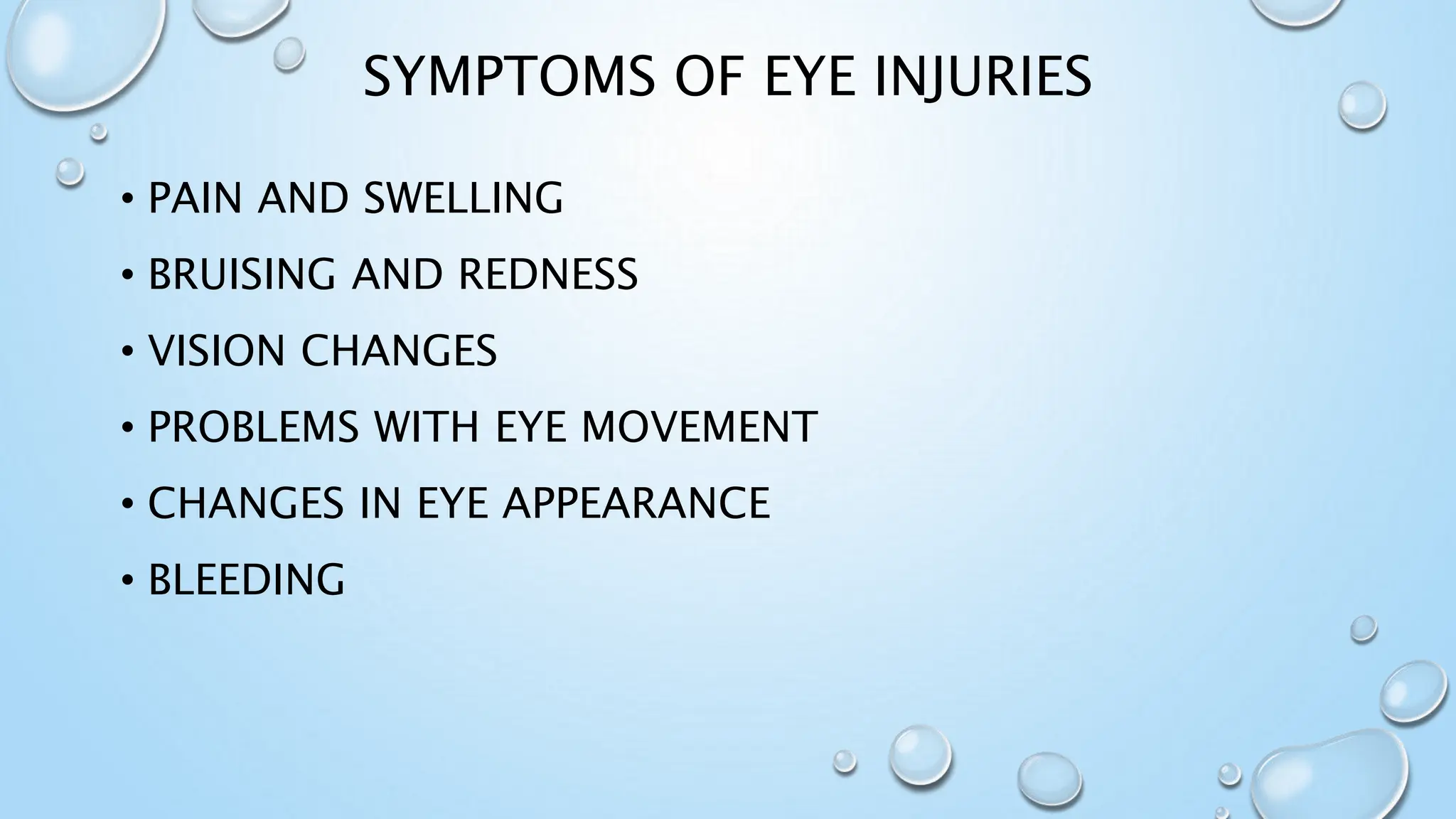 opthalmology - Injuries of organ of vision, eye..pptx