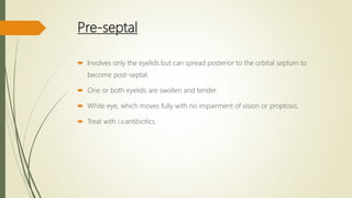 Opthalmology, the red eyes & more on the red eyes | PPT