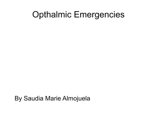 Optha ppt | ODP