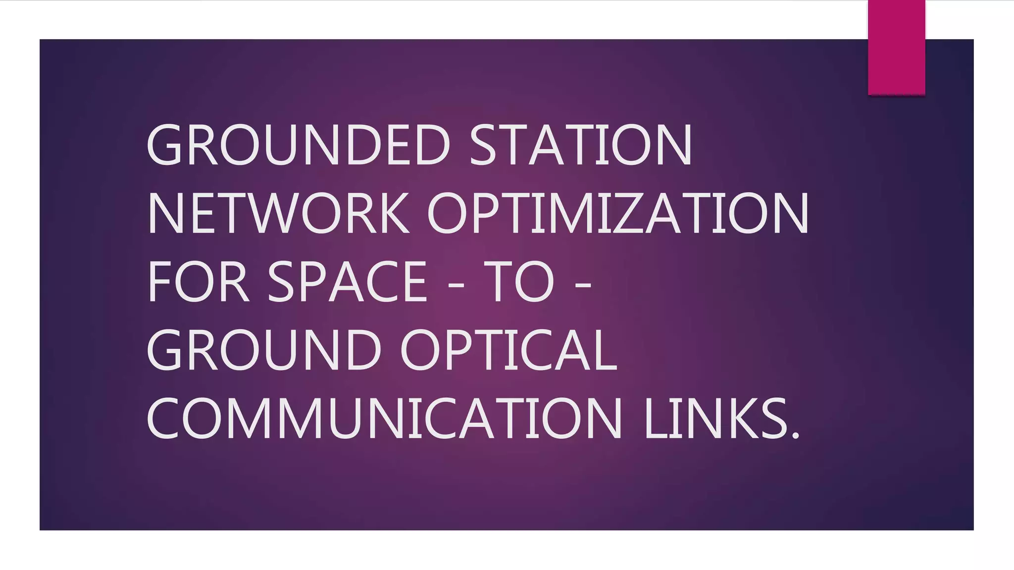 Optical fiber communication network | PPTX