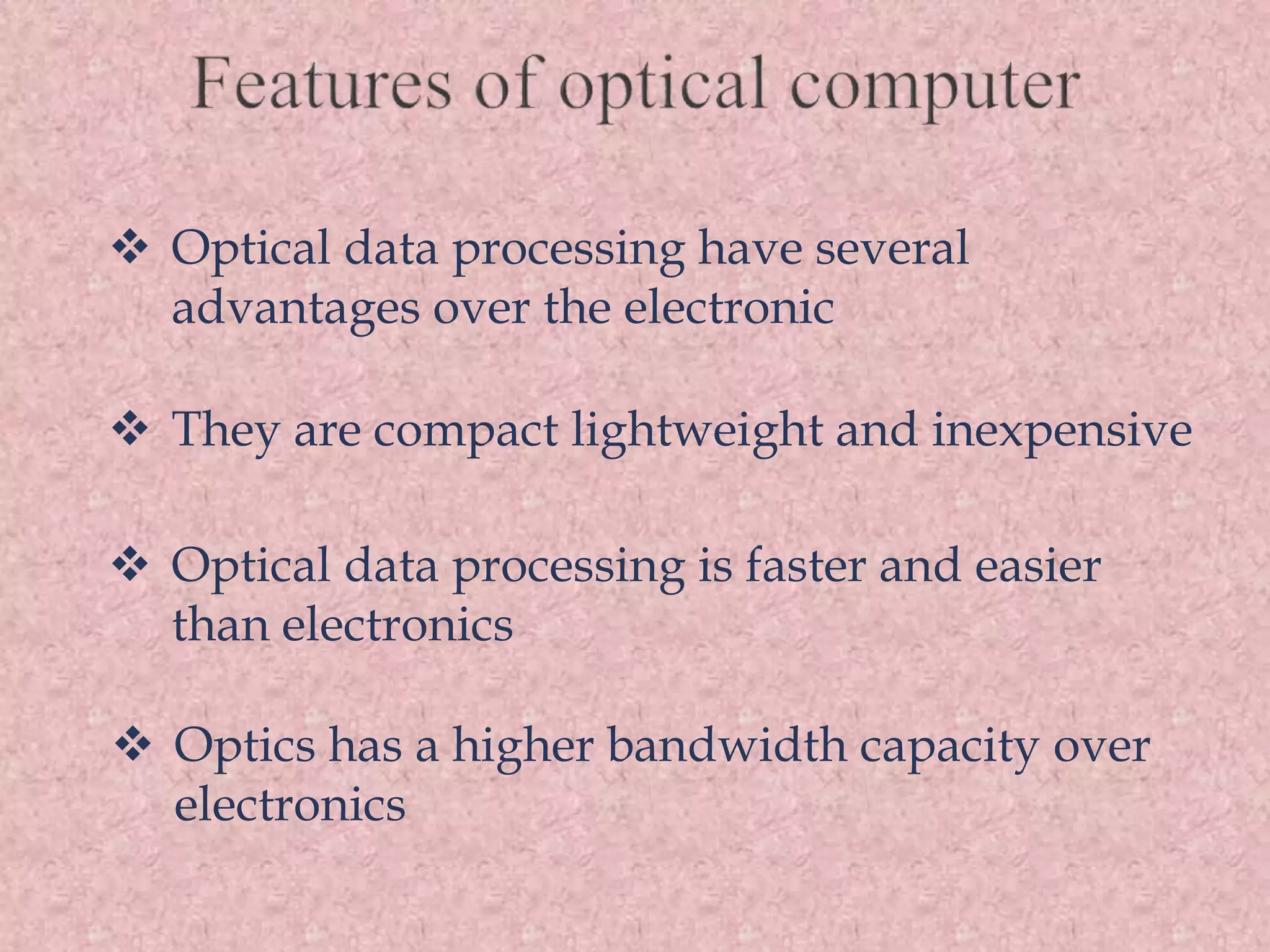 Optical computer | PPTX