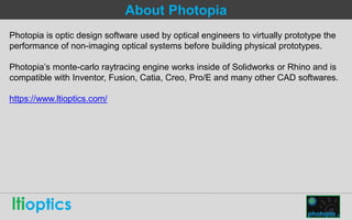 Optical Design Software Photopia | PPT