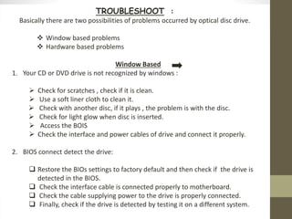 Optical disc drive | PPTX