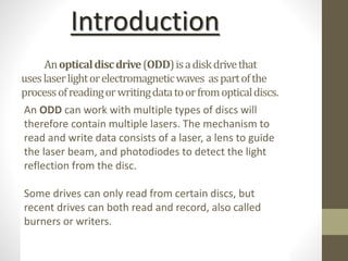 Optical disc drive | PPTX