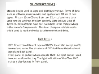 Optical disc drive | PPTX
