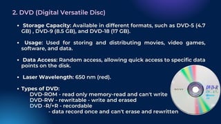 Optical Disk - Introduction, types & uses.pptx