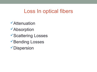 Optical fiber communication | PPT | Computer Networking | Computing