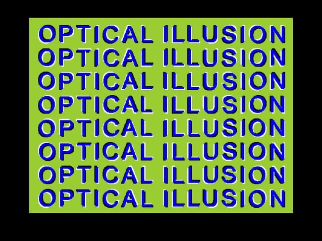 Optical illusion compilation | PPT