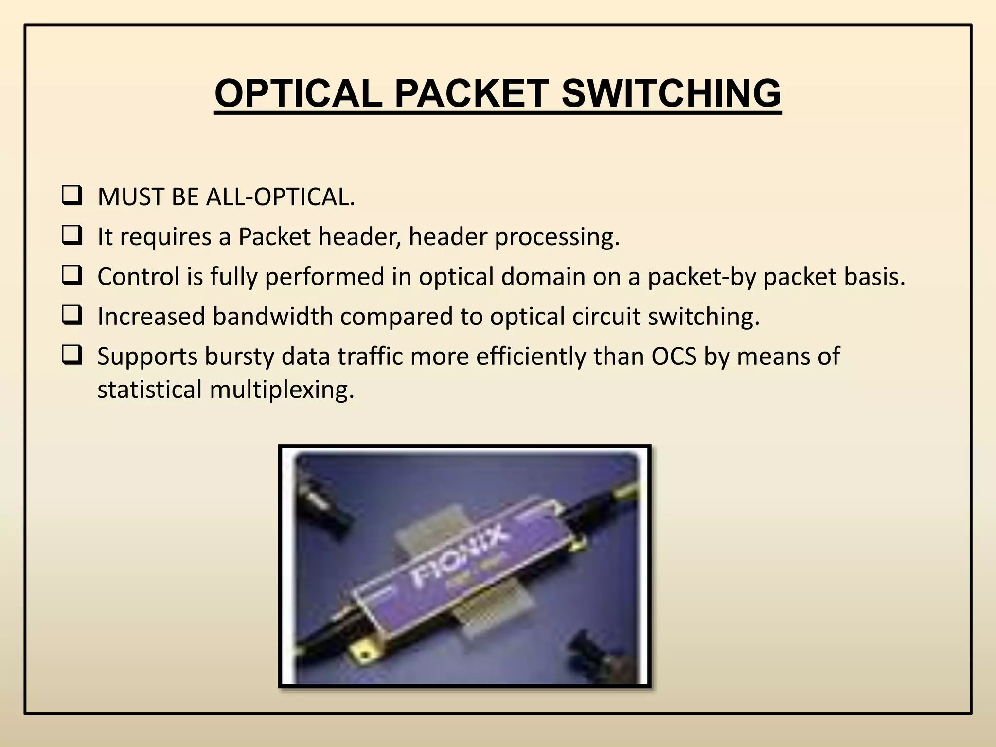 Optical switching | PPTX